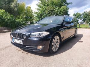 Black BMW 535 2012 in Riga, with an engine capacity of 3.00 L and mileage of 380 thousand km for 8555 €, photo 4 on AUTOMOTO.COM.LV