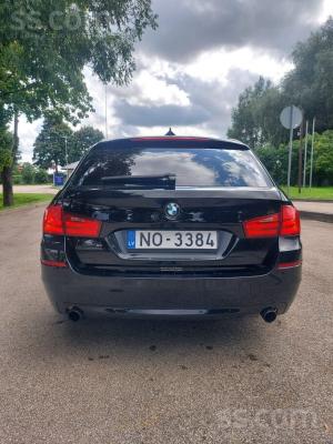 Black BMW 535 2012 in Riga, with an engine capacity of 3.00 L and mileage of 380 thousand km for 8555 €, photo 6 on AUTOMOTO.COM.LV