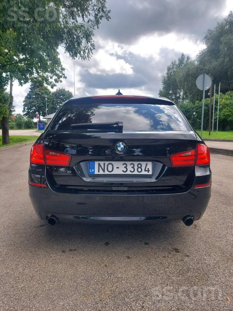 Black BMW 535 2012 in Riga, with an engine capacity of 3.00 L and mileage of 380 thousand km for 8555 €, photo 6 on AUTOMOTO.COM.LV