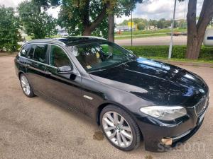 Melns BMW 535 2012 Rīga, ar dzinēja tilpumu 3.00 L un nobraukumu 380 tūkst. km par 8555 €, foto  vietnē AUTOMOTO.COM.LV