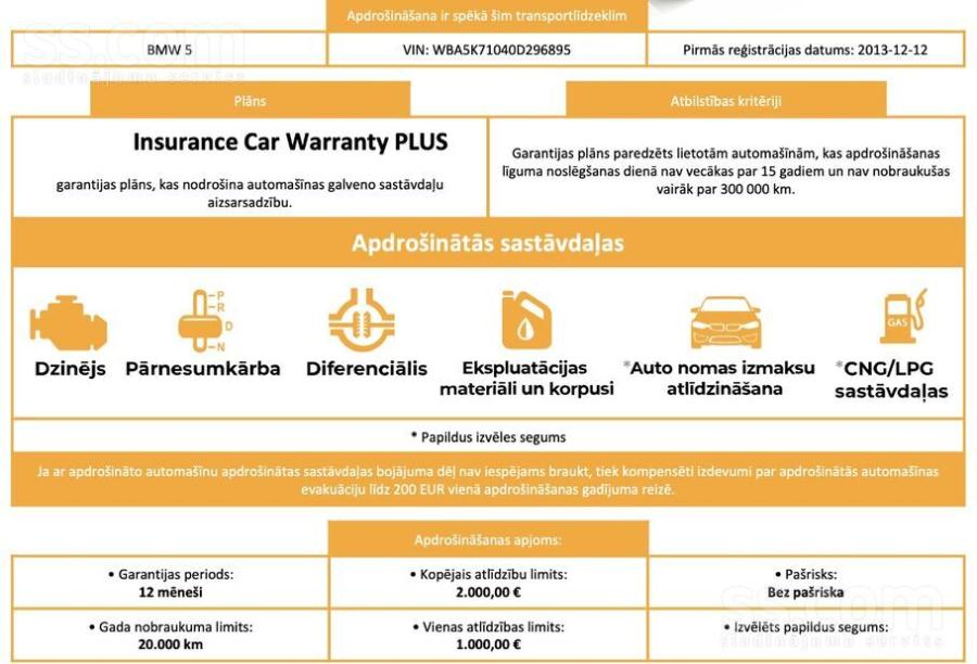 Melns BMW 535 2013 Rīga, ar dzinēja tilpumu 3.00 L un nobraukumu 246 tūkst. km par 7000 €, foto 21 vietnē AUTOMOTO.COM.LV