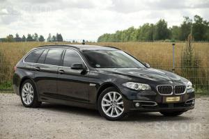 Black BMW 535 2013 in Tukums, with an engine capacity of 3.00 L and mileage of 0 thousand km for 13500 €, photo 9 on AUTOMOTO.COM.LV