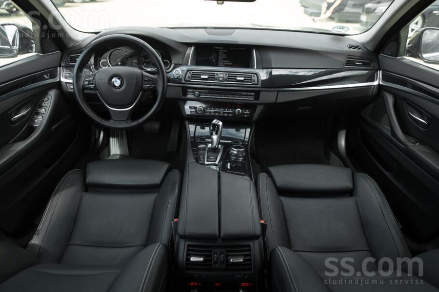Black BMW 535 2013 in Tukums, with an engine capacity of 3.00 L and mileage of 0 thousand km for 13500 €, photo 34 on AUTOMOTO.COM.LV