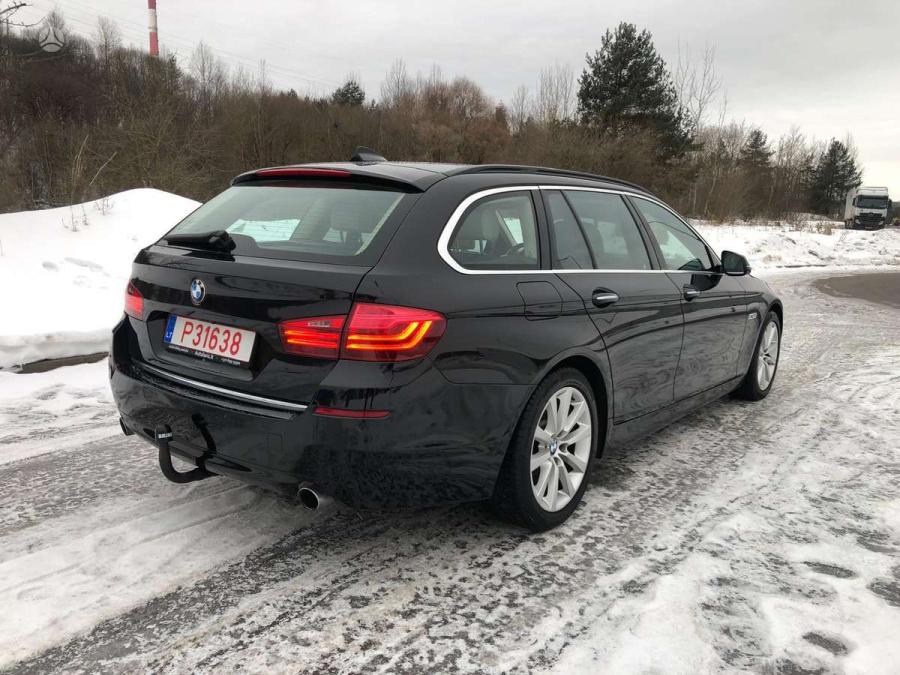 Melns BMW 535 2013 Viļņa, ar dzinēja tilpumu 2.99 L un nobraukumu 264 tūkst. km par 13950 €, foto 5 vietnē AUTOMOTO.COM.LV
