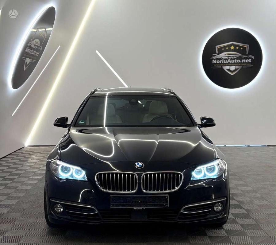 Black BMW 535 2013 in Marijampole, with an engine capacity of 2.99 L and mileage of 242 thousand km for 12650 €, photo 13 on AUTOMOTO.COM.LV