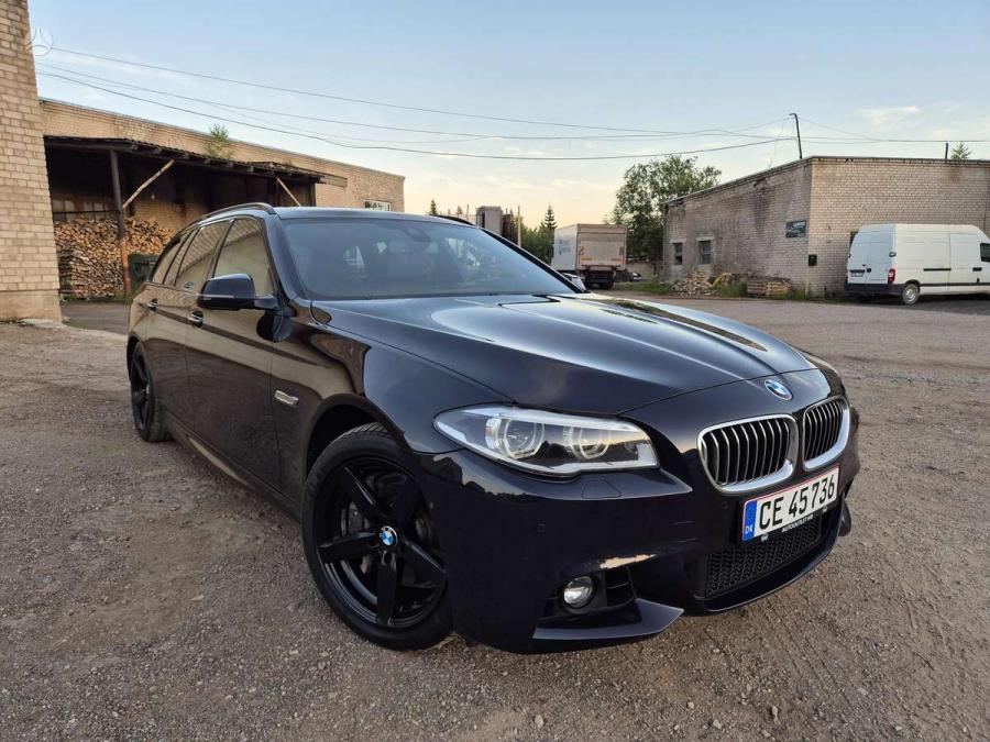 Black BMW 535 2013 in Utena, with an engine capacity of 2.99 L and mileage of 233 thousand km for 9990 €, photo 3 on AUTOMOTO.COM.LV