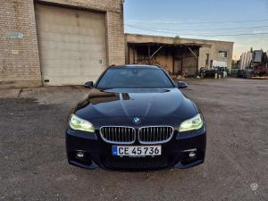 Black BMW 535 2013 in Utena, with an engine capacity of 2.99 L and mileage of 233 thousand km for 9990 €, photo 7 on AUTOMOTO.COM.LV
