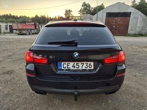 Black BMW 535 2013 in Utena, with an engine capacity of 2.99 L and mileage of 233 thousand km for 9990 €, photo 8 on AUTOMOTO.COM.LV