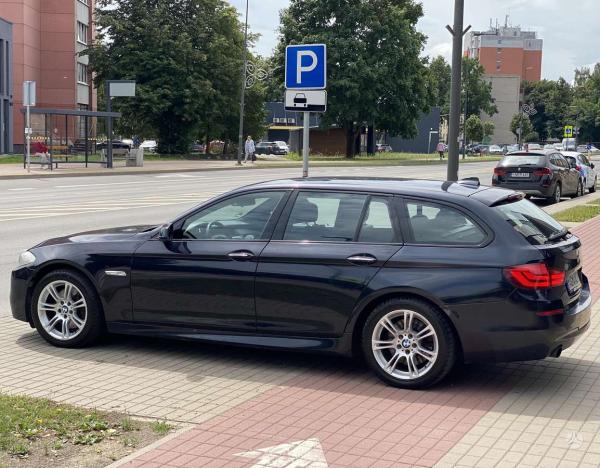 Black BMW 535 2013 in Marijampole, with an engine capacity of 2.99 L and mileage of 299 thousand km for 7750 €, photo 5 on AUTOMOTO.COM.LV