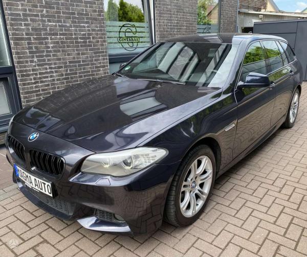Black BMW 535 2013 in Marijampole, with an engine capacity of 2.99 L and mileage of 299 thousand km for 7750 €, photo 6 on AUTOMOTO.COM.LV