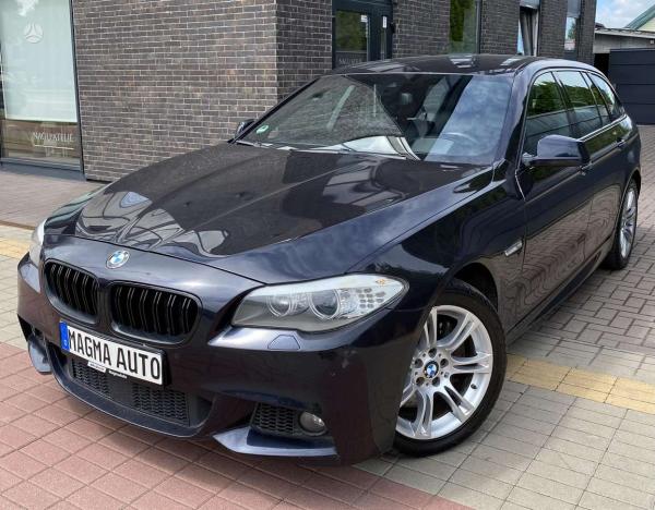 Black BMW 535 2013 in Marijampole, with an engine capacity of 2.99 L and mileage of 299 thousand km for 7750 €, photo 7 on AUTOMOTO.COM.LV