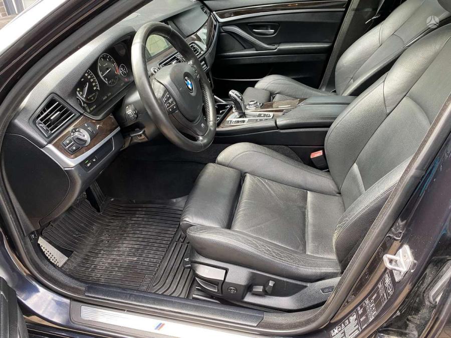 Melns BMW 535 2013 Marijampole, ar dzinēja tilpumu 2.99 L un nobraukumu 299 tūkst. km par 7750 €, foto 19 vietnē AUTOMOTO.COM.LV