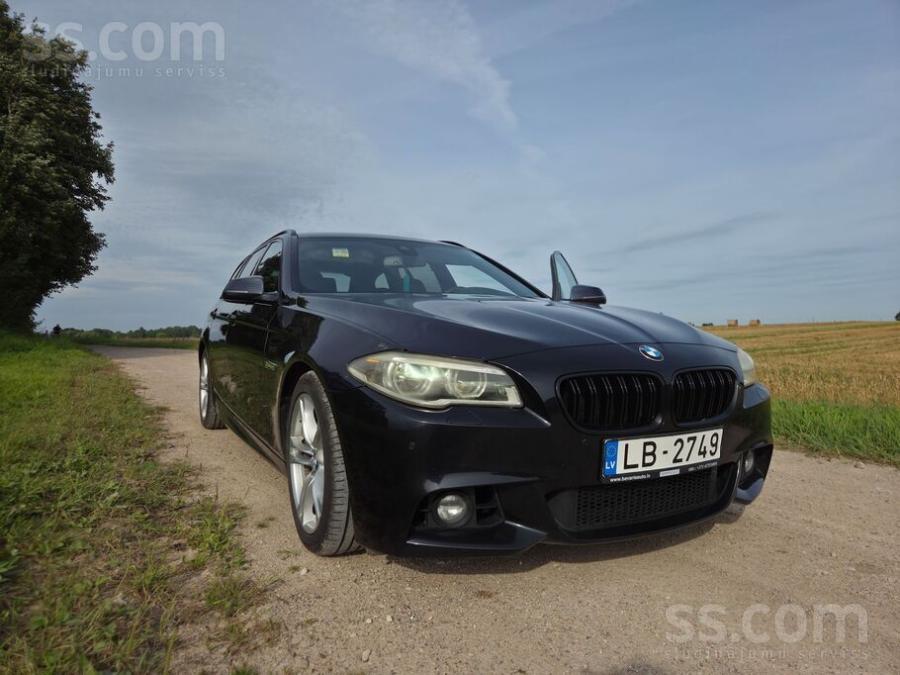 Black BMW 535 2013 in Talsi, with an engine capacity of 3.00 L and mileage of 360 thousand km for 13000 €, photo 3 on AUTOMOTO.COM.LV