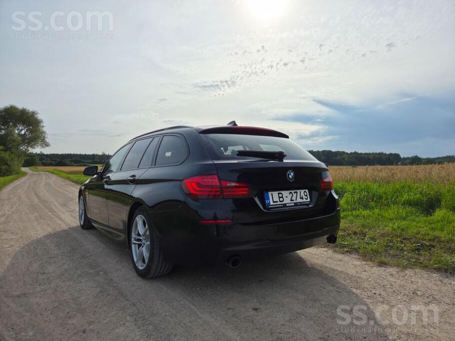 Black BMW 535 2013 in Talsi, with an engine capacity of 3.00 L and mileage of 360 thousand km for 13000 €, photo 6 on AUTOMOTO.COM.LV