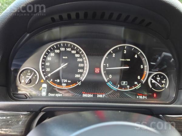 Black BMW 535 2013 in Talsi, with an engine capacity of 3.00 L and mileage of 360 thousand km for 13000 €, photo 9 on AUTOMOTO.COM.LV