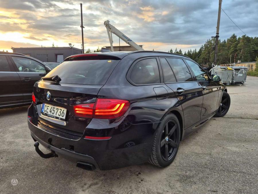 Black BMW 535 2013 in Utena, with an engine capacity of 2.99 L and mileage of 233 thousand km for 10000 €, photo 3 on AUTOMOTO.COM.LV