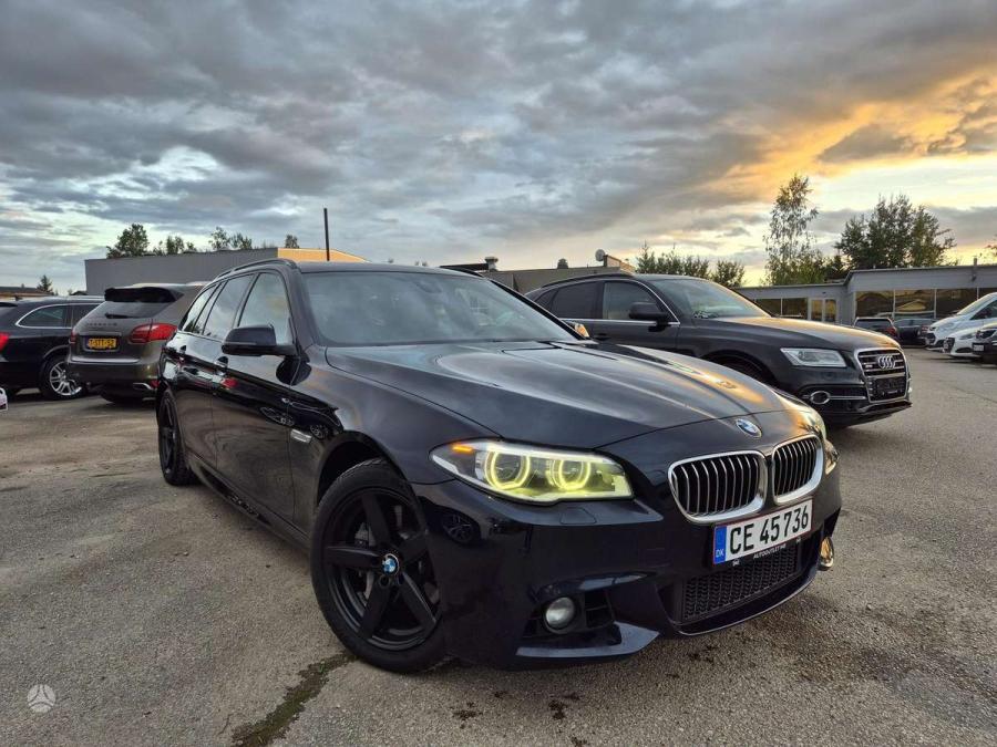 Black BMW 535 2013 in Utena, with an engine capacity of 2.99 L and mileage of 233 thousand km for 10000 €, photo 4 on AUTOMOTO.COM.LV