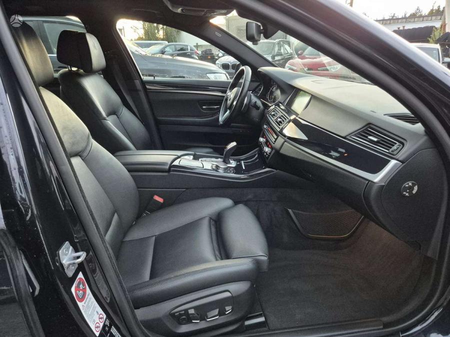 Black BMW 535 2013 in Utena, with an engine capacity of 2.99 L and mileage of 233 thousand km for 10000 €, photo 15 on AUTOMOTO.COM.LV