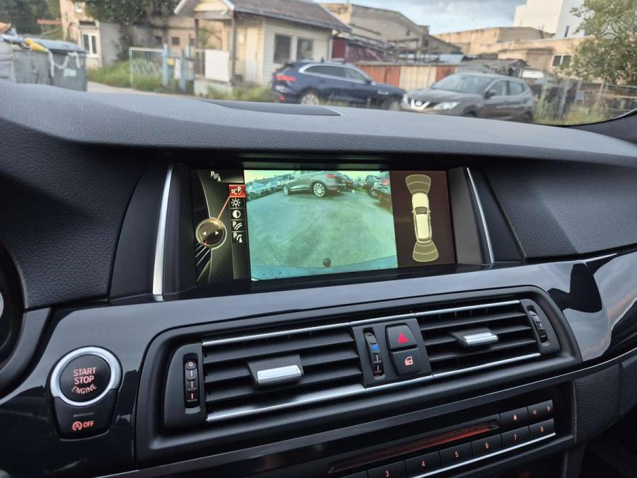 Black BMW 535 2013 in Utena, with an engine capacity of 2.99 L and mileage of 233 thousand km for 10000 €, photo 19 on AUTOMOTO.COM.LV