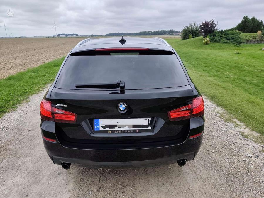 Black BMW 535 2014 in Sakiai, with an engine capacity of 3.00 L and mileage of 312 thousand km for 13000 €, photo 5 on AUTOMOTO.COM.LV