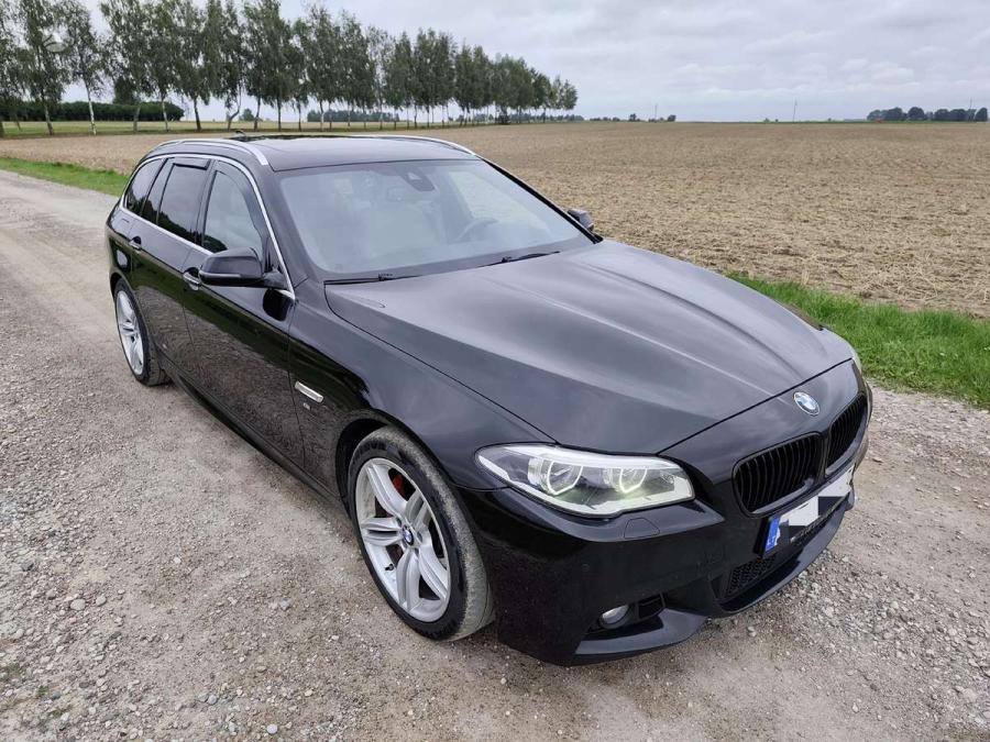 Black BMW 535 2014 in Sakiai, with an engine capacity of 3.00 L and mileage of 312 thousand km for 13000 €, photo 9 on AUTOMOTO.COM.LV