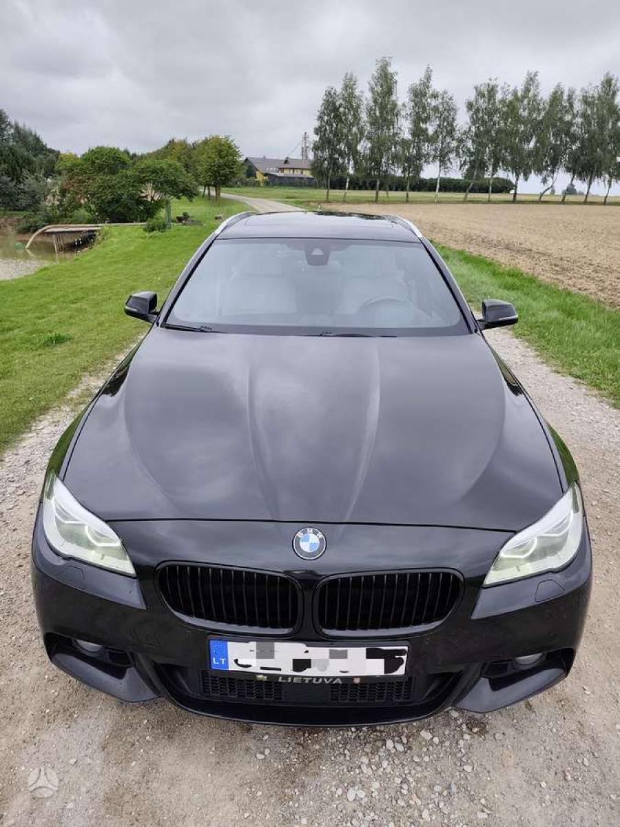 Black BMW 535 2014 in Sakiai, with an engine capacity of 3.00 L and mileage of 312 thousand km for 13000 €, photo 10 on AUTOMOTO.COM.LV