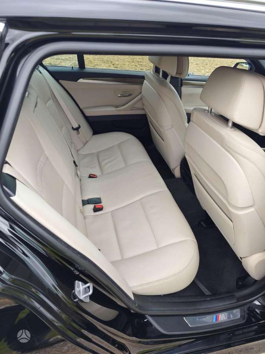 Black BMW 535 2014 in Sakiai, with an engine capacity of 3.00 L and mileage of 312 thousand km for 13000 €, photo 18 on AUTOMOTO.COM.LV