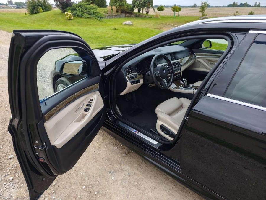 Black BMW 535 2014 in Sakiai, with an engine capacity of 3.00 L and mileage of 312 thousand km for 13000 €, photo 22 on AUTOMOTO.COM.LV