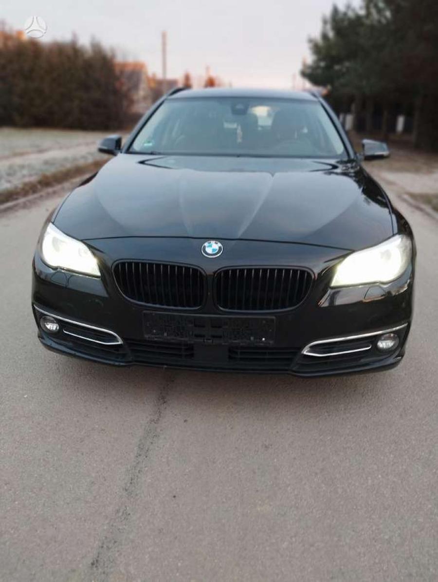 Black BMW 535 2014 in Marijampole, with an engine capacity of 2.99 L and mileage of 236 thousand km for 9600 €, photo 1 on AUTOMOTO.COM.LV
