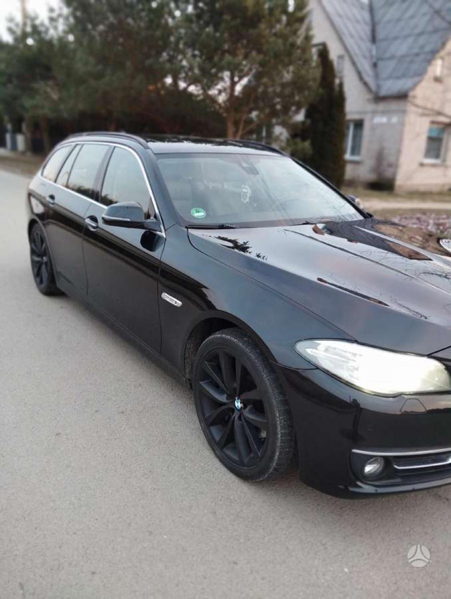 Black BMW 535 2014 in Marijampole, with an engine capacity of 2.99 L and mileage of 236 thousand km for 9600 €, photo 3 on AUTOMOTO.COM.LV