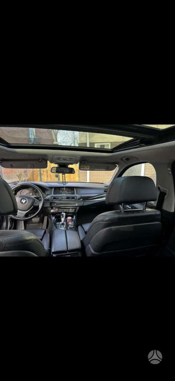 Black BMW 535 2014 in Vilnius, with an engine capacity of 2.99 L and mileage of 280 thousand km for 8200 €, photo 4 on AUTOMOTO.COM.LV