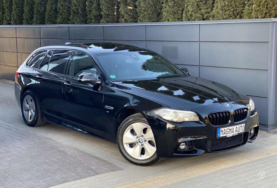 Melns BMW 535 2014 Marijampole, ar dzinēja tilpumu 2.99 L un nobraukumu 217 tūkst. km par 12450 €, foto 1 vietnē AUTOMOTO.COM.LV