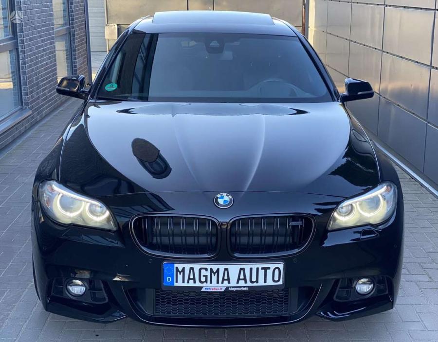 Melns BMW 535 2014 Marijampole, ar dzinēja tilpumu 2.99 L un nobraukumu 217 tūkst. km par 12450 €, foto 3 vietnē AUTOMOTO.COM.LV