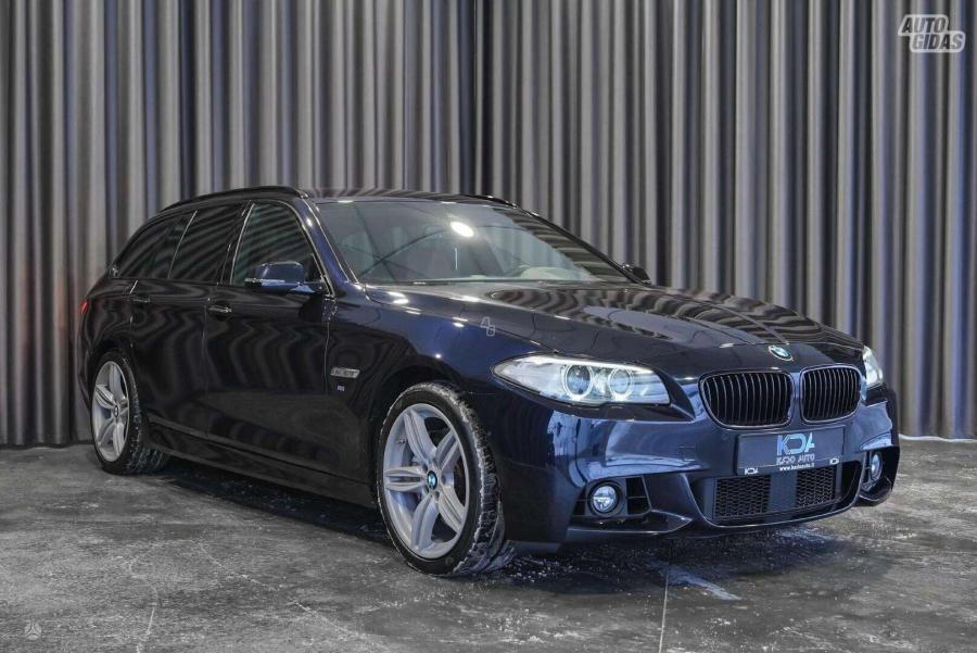 Black BMW 535 2014 in Marijampole, with an engine capacity of 3.00 L and mileage of 265 thousand km for 13950 €, photo 1 on AUTOMOTO.COM.LV