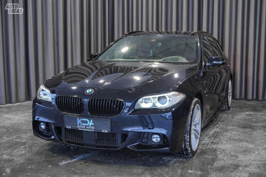 Black BMW 535 2014 in Marijampole, with an engine capacity of 3.00 L and mileage of 265 thousand km for 13950 €, photo 4 on AUTOMOTO.COM.LV