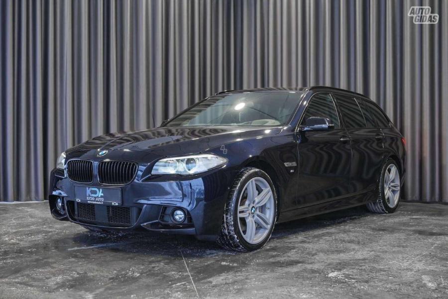 Black BMW 535 2014 in Marijampole, with an engine capacity of 3.00 L and mileage of 265 thousand km for 13950 €, photo 5 on AUTOMOTO.COM.LV