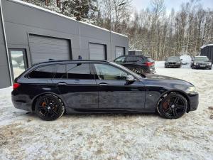 Black BMW 535 2014 in Utena, with an engine capacity of 2.99 L and mileage of 305 thousand km for 12990 €, photo 6 on AUTOMOTO.COM.LV