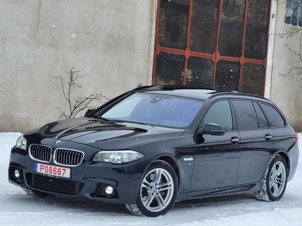 Black BMW 535 2014 in Vilnius, with an engine capacity of 2.99 L and mileage of 281 thousand km for 11750 €, photo 1 on AUTOMOTO.COM.LV