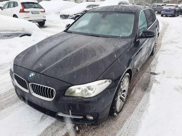 Black BMW 535 2014 in Utena, with an engine capacity of 2.99 L and mileage of 340 thousand km for 7990 €, photo 1 on AUTOMOTO.COM.LV