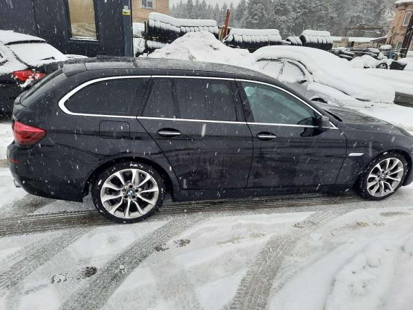 Black BMW 535 2014 in Utena, with an engine capacity of 2.99 L and mileage of 340 thousand km for 7990 €, photo 6 on AUTOMOTO.COM.LV