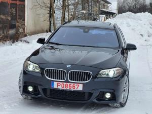 Black BMW 535 2014 in Vilnius, with an engine capacity of 2.99 L and mileage of 281 thousand km for 11750 €, photo 3 on AUTOMOTO.COM.LV
