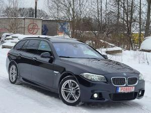 Black BMW 535 2014 in Vilnius, with an engine capacity of 2.99 L and mileage of 281 thousand km for 11750 €, photo 4 on AUTOMOTO.COM.LV