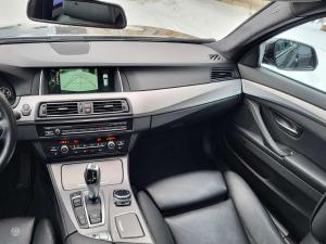 Black BMW 535 2014 in Vilnius, with an engine capacity of 2.99 L and mileage of 281 thousand km for 11750 €, photo 14 on AUTOMOTO.COM.LV