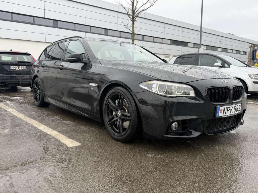 Black BMW 535 2014 in Klaipeda, with an engine capacity of 2.99 L and mileage of 208 thousand km for 15000 €, photo 1 on AUTOMOTO.COM.LV