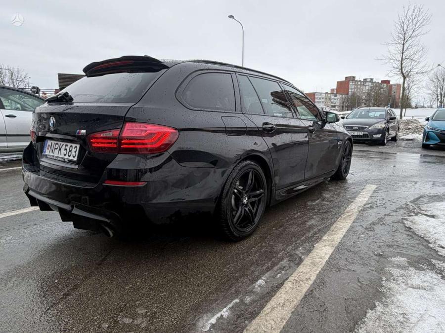 Black BMW 535 2014 in Klaipeda, with an engine capacity of 2.99 L and mileage of 208 thousand km for 15000 €, photo 9 on AUTOMOTO.COM.LV