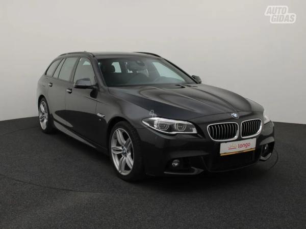 Black BMW 535 2014 in Vilnius, with an engine capacity of 3.00 L and mileage of 241 thousand km for 14399 €, photo 10 on AUTOMOTO.COM.LV
