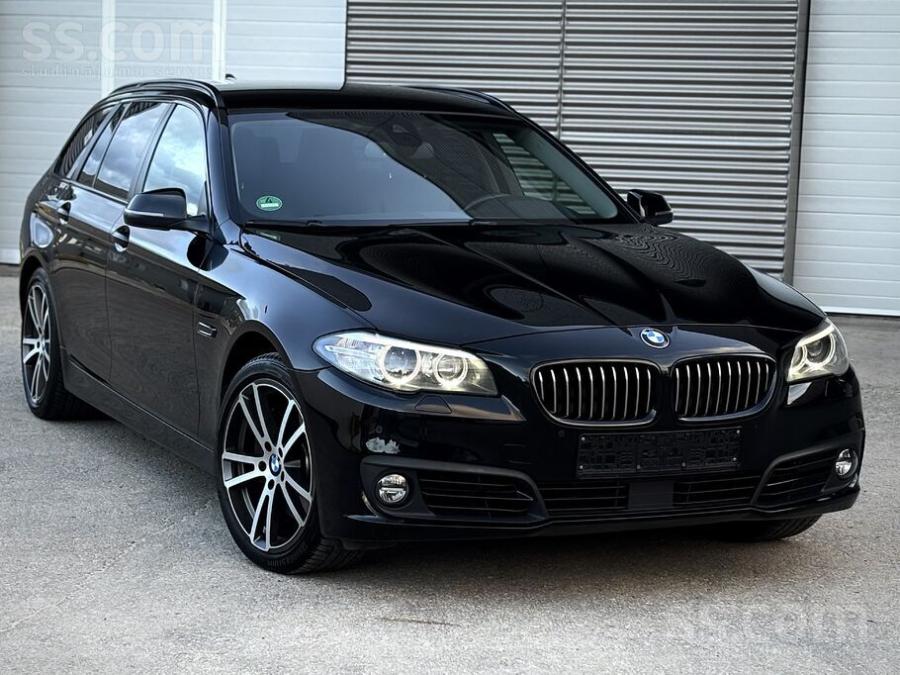 Black BMW 535 2014 in Riga, with an engine capacity of 3.00 L and mileage of 288 thousand km for 11900 €, photo 1 on AUTOMOTO.COM.LV
