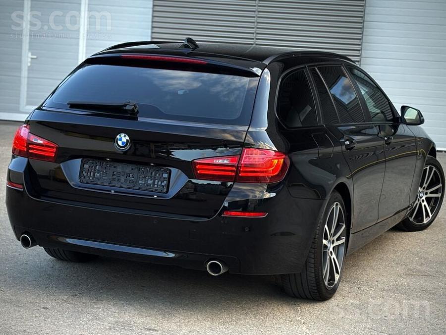 Black BMW 535 2014 in Riga, with an engine capacity of 3.00 L and mileage of 288 thousand km for 11900 €, photo 3 on AUTOMOTO.COM.LV