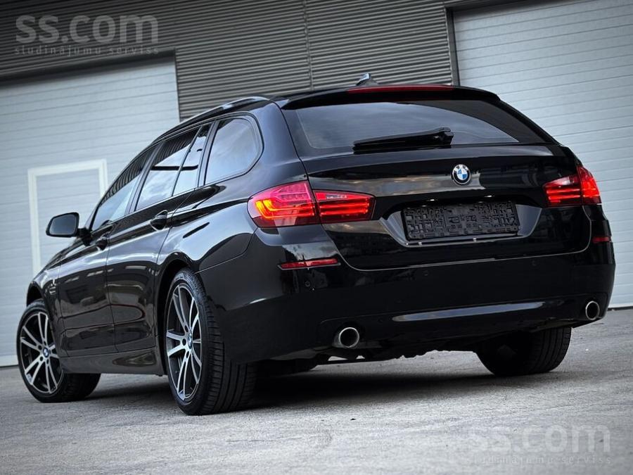 Black BMW 535 2014 in Riga, with an engine capacity of 3.00 L and mileage of 288 thousand km for 11900 €, photo 5 on AUTOMOTO.COM.LV