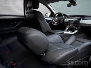 Black BMW 535 2014 in Riga, with an engine capacity of 3.00 L and mileage of 288 thousand km for 11900 €, photo 7 on AUTOMOTO.COM.LV